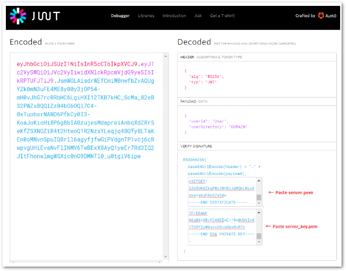 Setting up JWT authentication in Qlik Sense Enterprise on Windows