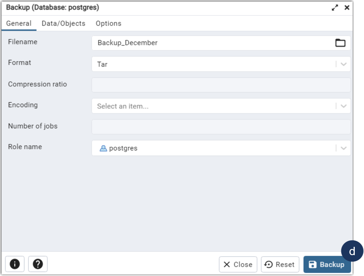 Backing up the Qlik Enterprise Manager PostgreSQL database and restoring it to a new major ...