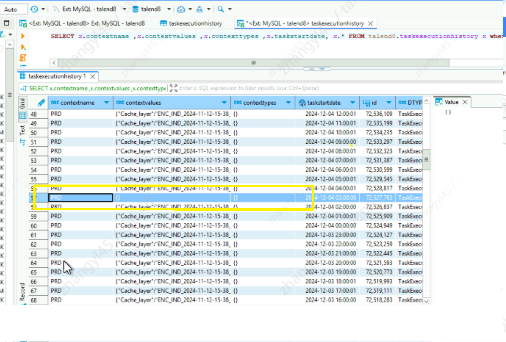 Qlik Talend Administration Center Tasks are Running with Wrong Context Group(Default) Randomly
