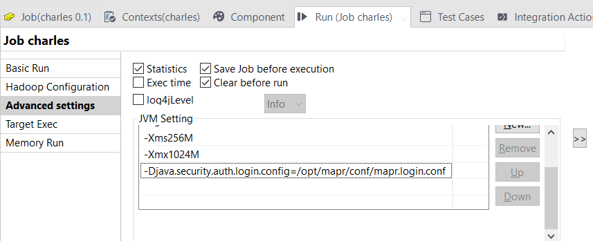 Error 'failure to login: No LoginModules configured for hadoop_default' when validating MapR ...