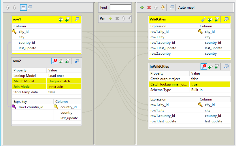 How to capture data errors in Talend