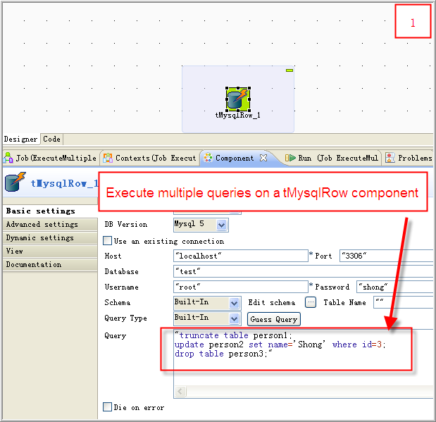 Qlik Talend Data Integration: Executing multiple SQL statements with ...