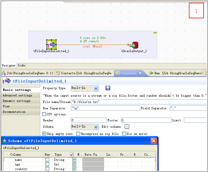 Using an Oracle sequence while inserting data