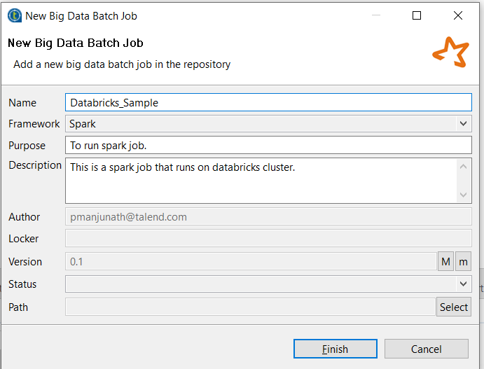 Running a Spark Job on a Microsoft Azure Databricks cluster