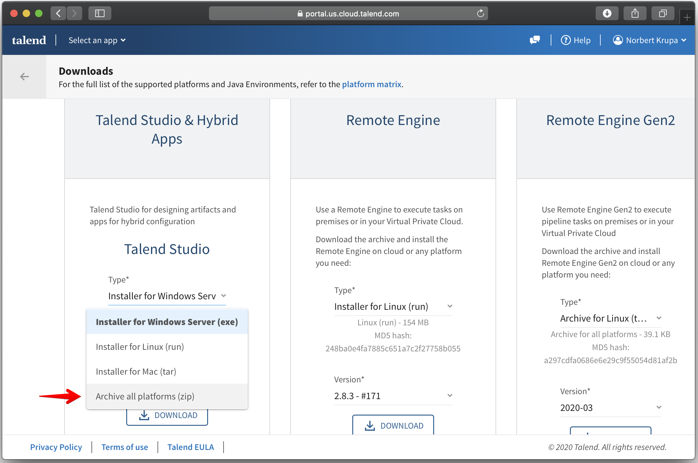 Installing Talend Studio on macOS