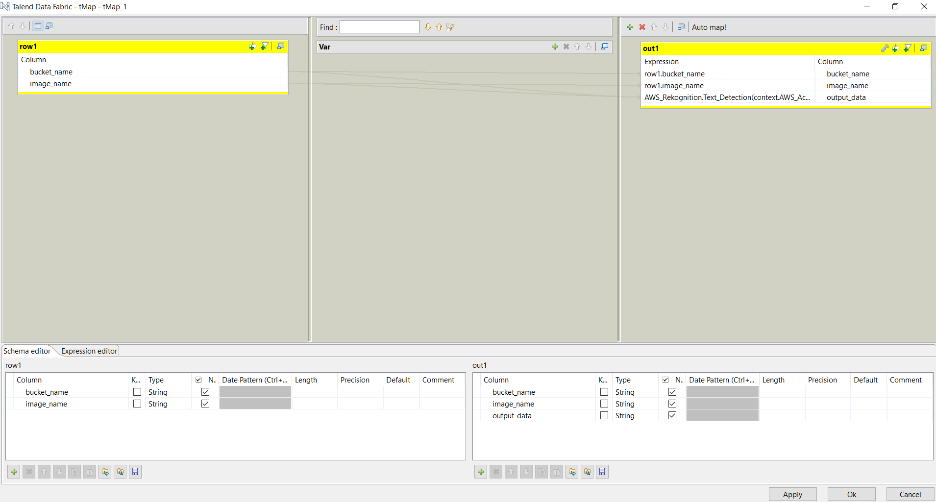 Talend and Amazon Rekognition Integration