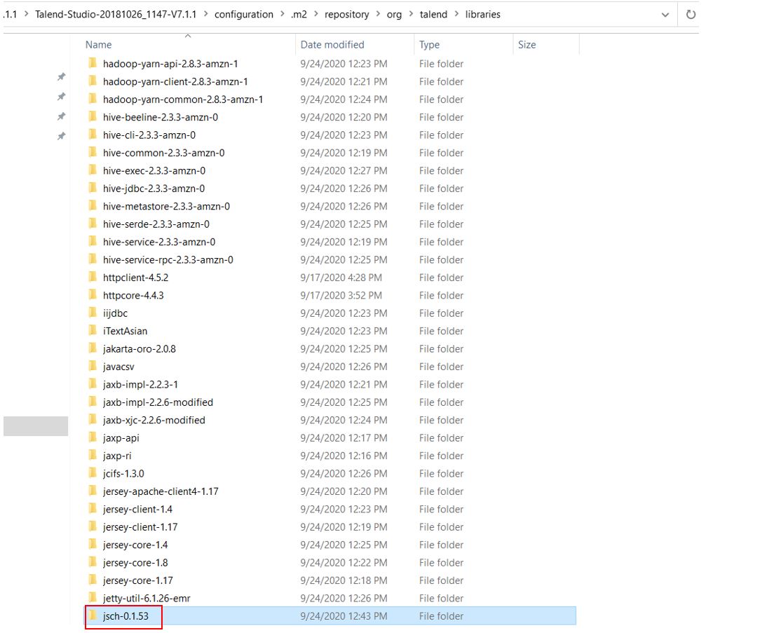 Studio Job throws ftp com.jcraft cannot be resolved to a type