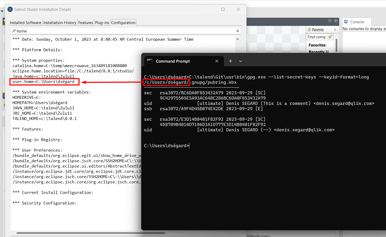 Qlik Talend Product: How to troubleshoot issues related to Signing commits and tags with GPG in ...