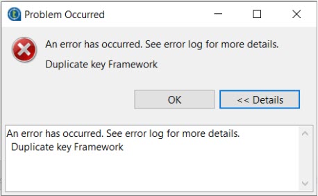Projects that use two routines with the same internal ID display ...