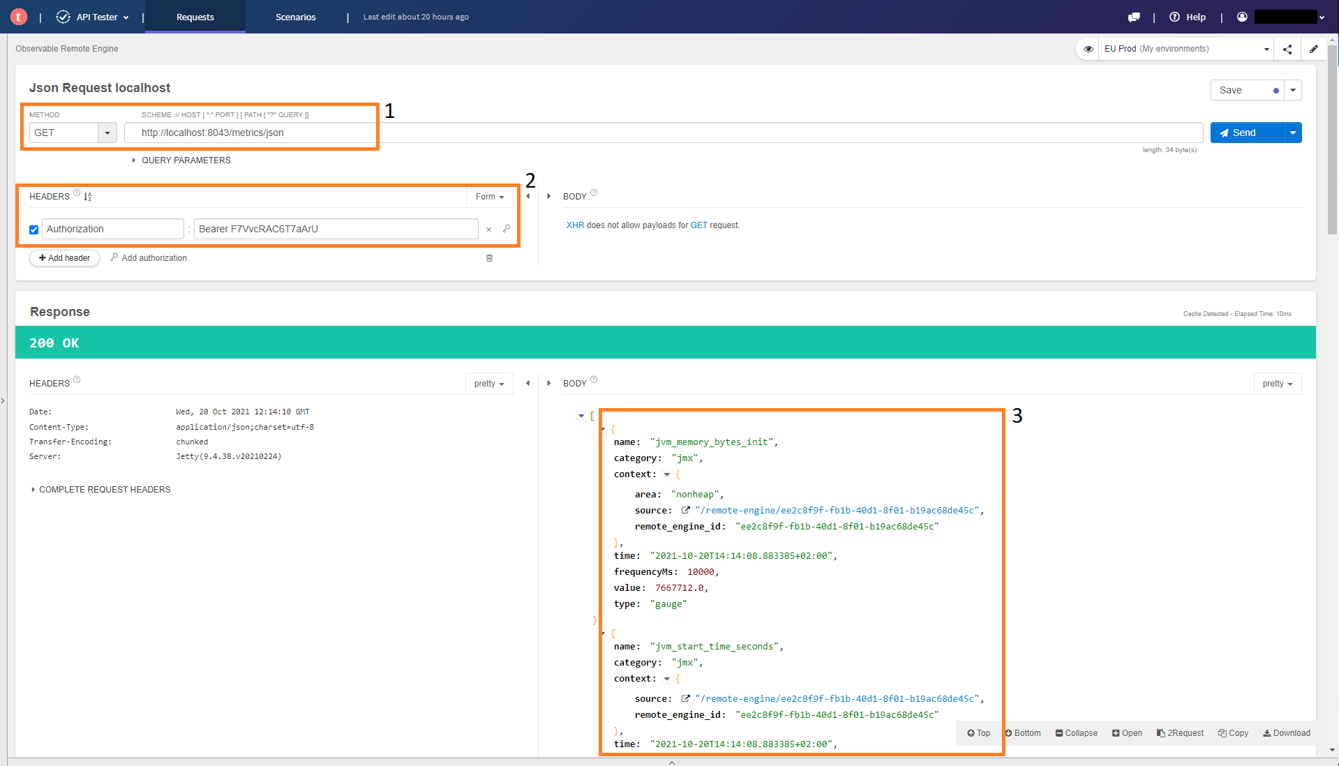 How to configure observability metrics with Talend Cloud - Remote Engine