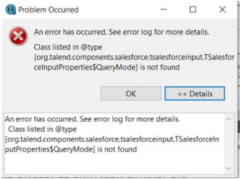 Patch level mismatch may cause JsonIoException error when importing a Job
