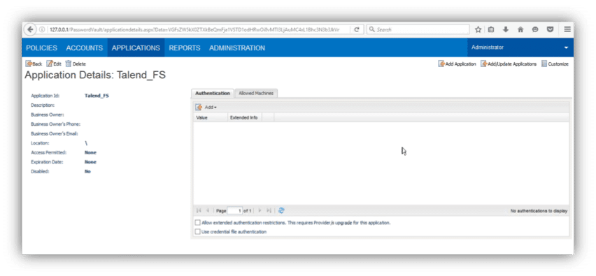 Build an enterprise level password vault with Talend and CyberArk